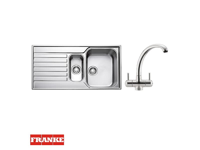 FRANKE Ascona 1.5B Stainless Steel Sink with Franke Zurich Tap