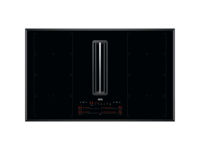 AEG Built-in FlexiBridge Hob with Extractor CCE84779FB Black ...