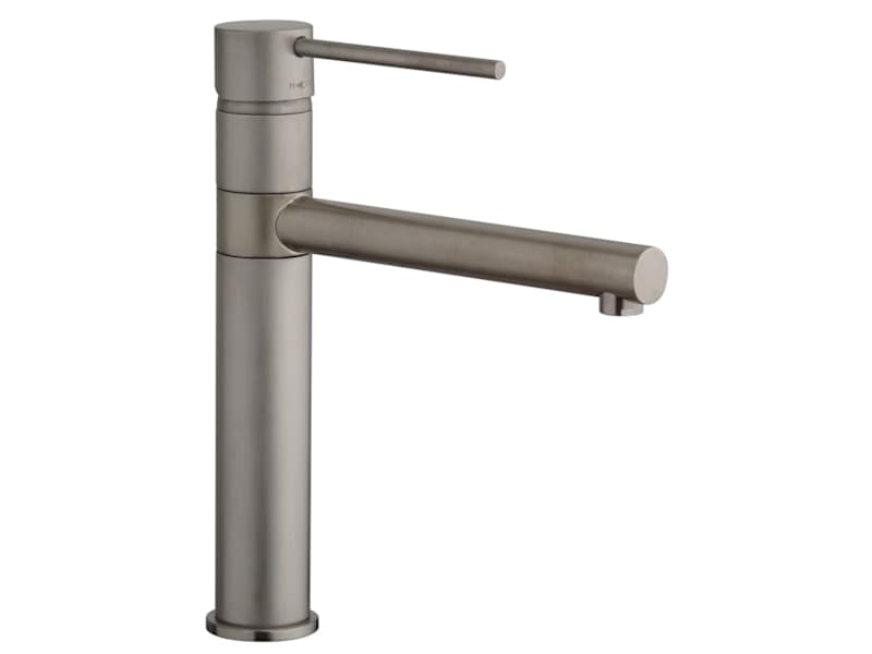 Leira Single Lever Tap Brushed Steel | Magnet