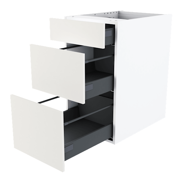 Skuffeskab med 3 lux-skuffer med soft-luk | HTH