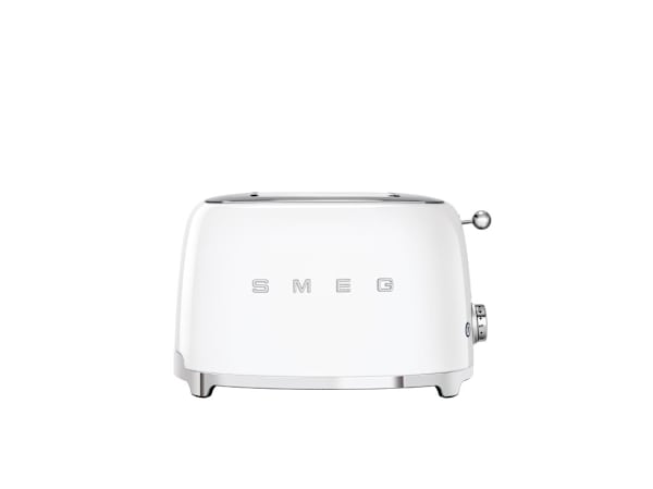 Smeg TSF01WHUK Two Slice Toaster in White | Magnet