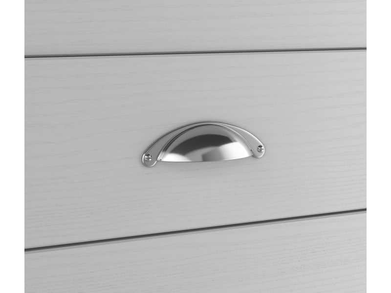 Traditional Brushed Steel Cup | Magnet