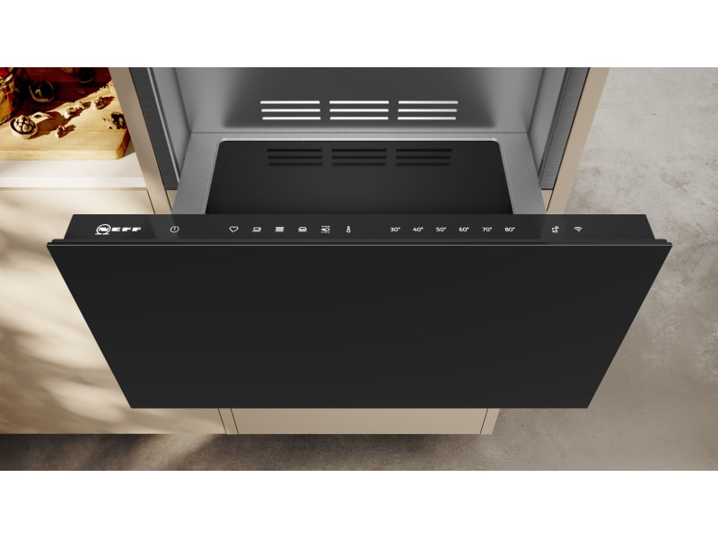 Neff N70, N34HA11G1B Built-in warming drawer, 60 x 29 cm, Graphite-Grey ...