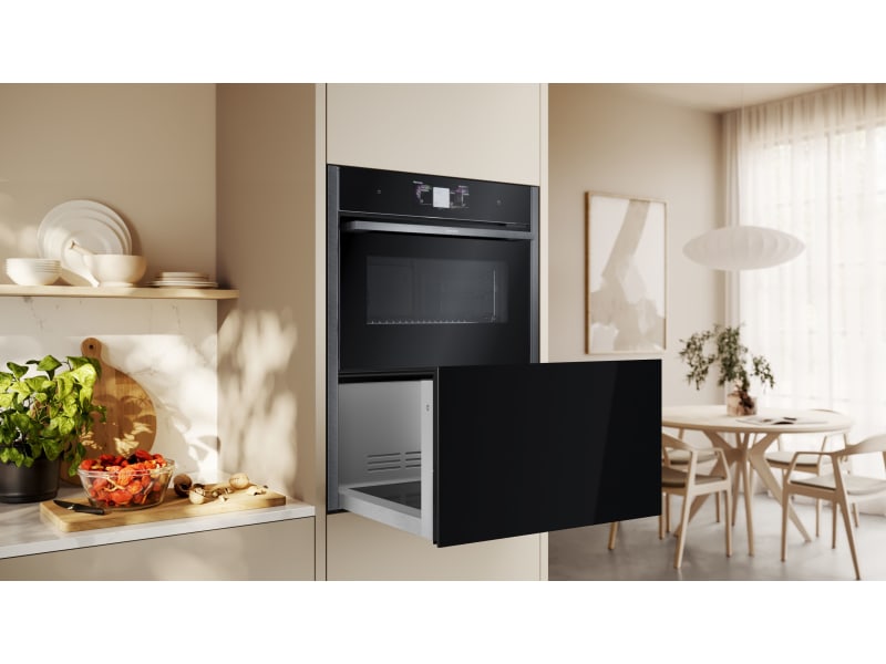 Neff N70, N34HA11G1B Built-in warming drawer, 60 x 29 cm, Graphite-Grey ...