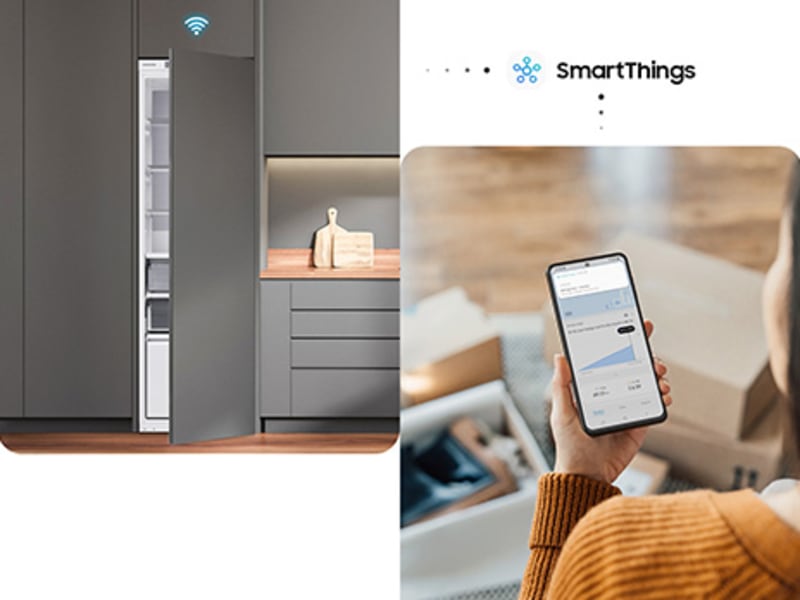 Samsung BRZ22720EWW/EU Integrated One Door Freezer with SpaceMax ...