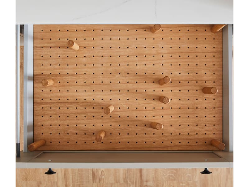 Premium Oak Peg Board