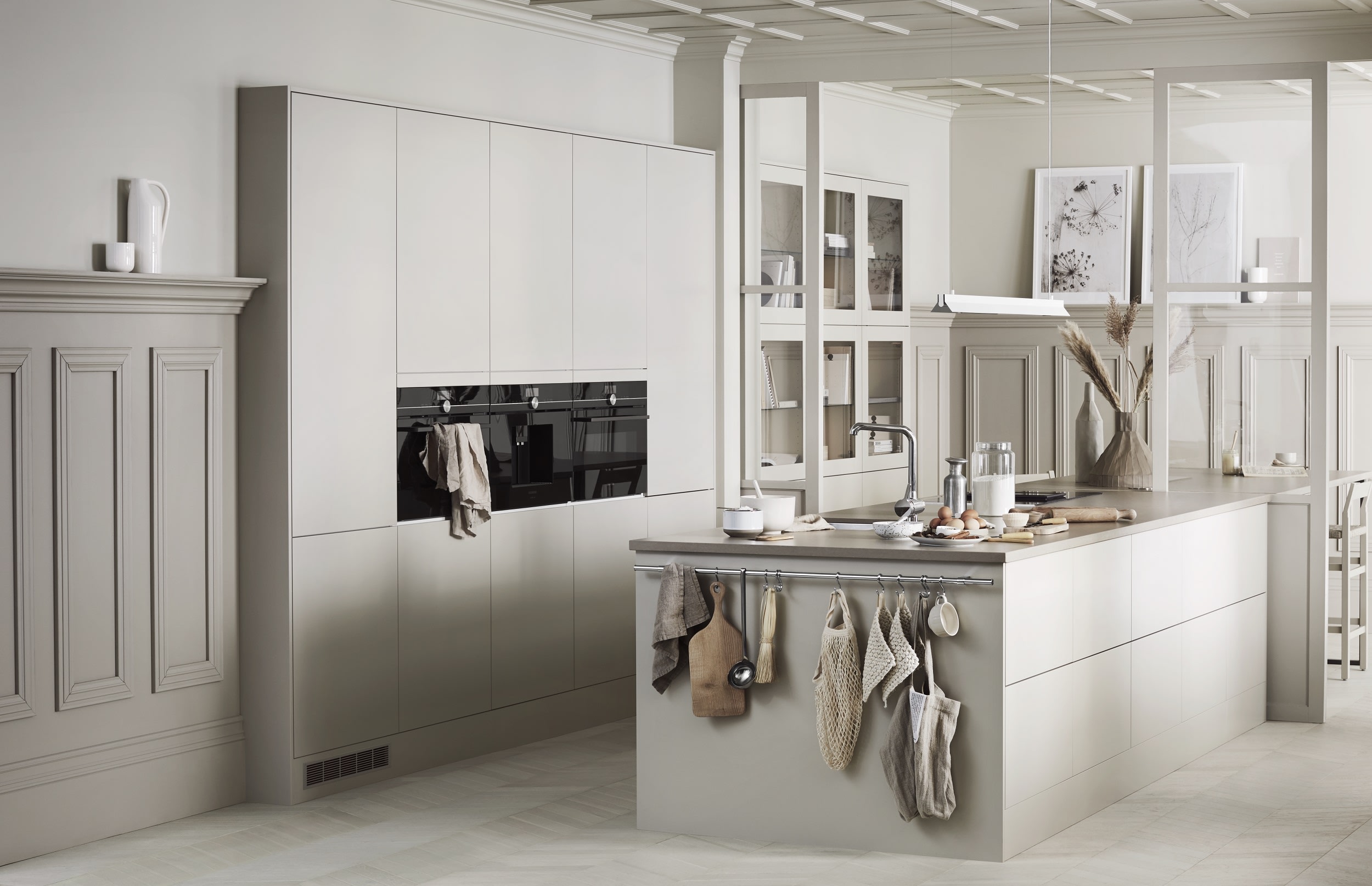 Beige køkken | Oplev vores farve Sand | INVITA