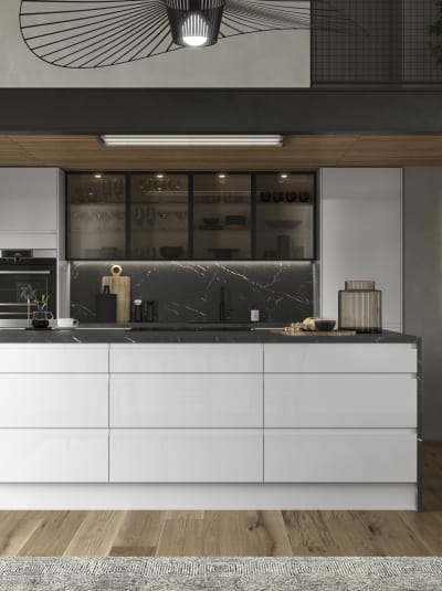 Kitchen with a Feature Wall | Design Ideas | Magnet Kitchens