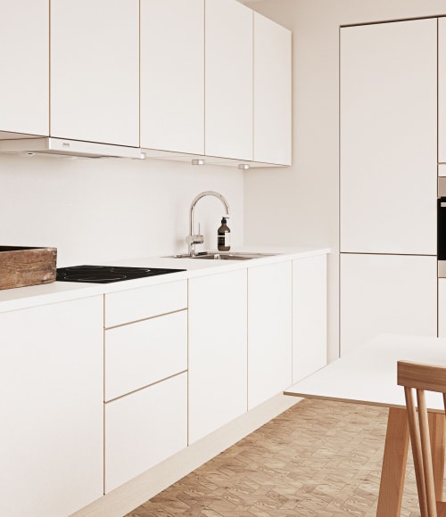 A cosy kitchen in light Mocha - Model Stockholm | HTH