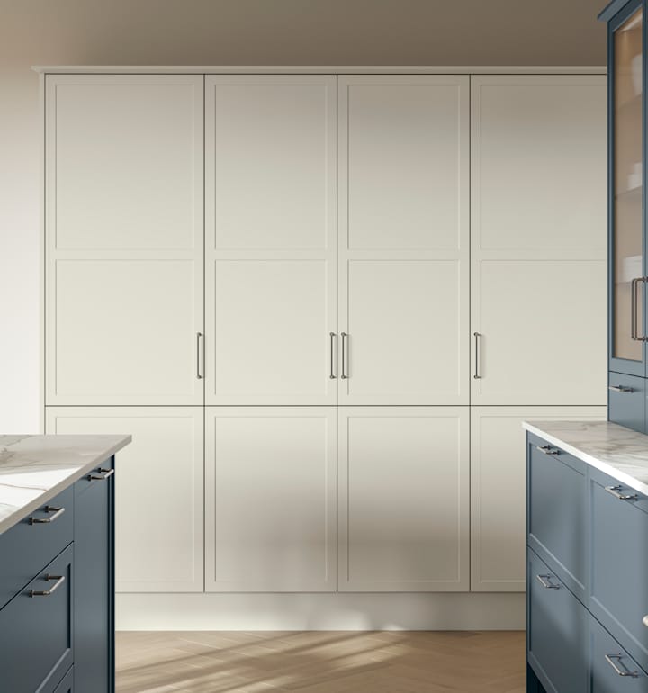 Tall shaker cabinets store