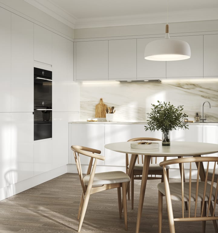 Contemporary White Kitchens 46 Stylish White Kitchen Ideas & Designs