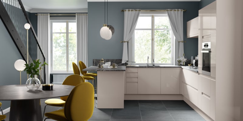 Gloss Kitchens | High Gloss Fitted Kitchens | Magnet | Magnet Kitchens