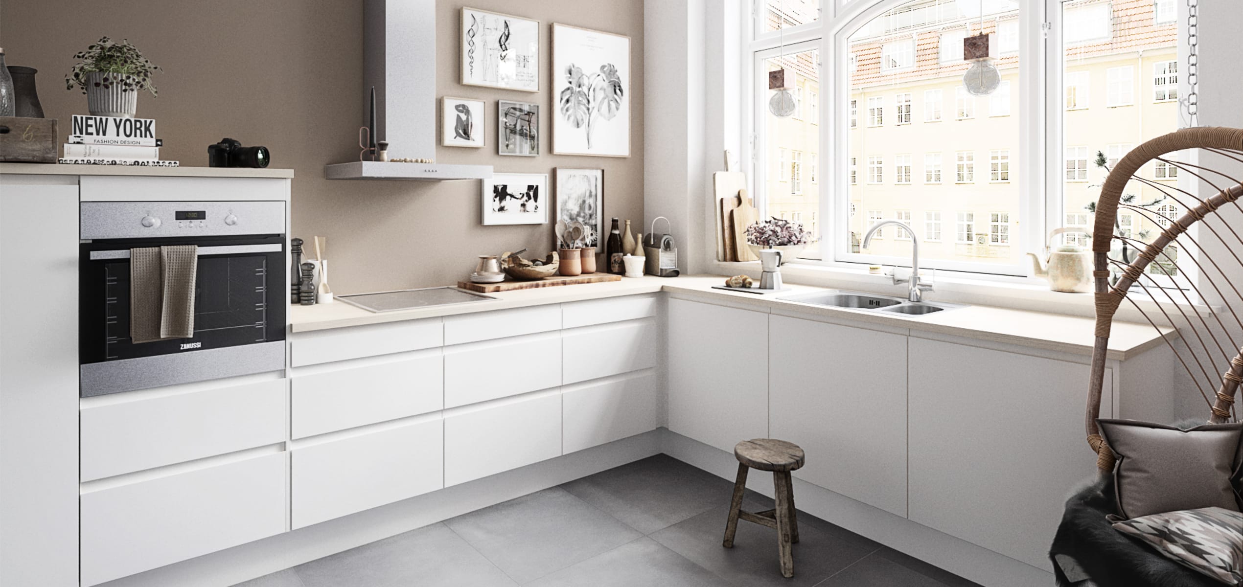 Grifflose Küche - Unser griffloses Modell Next | HTH