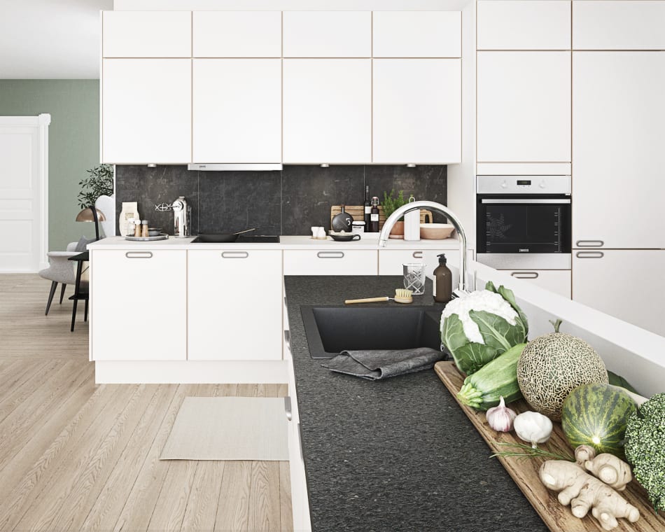 Simple and elegant kitchen - Trend White Oak | HTH